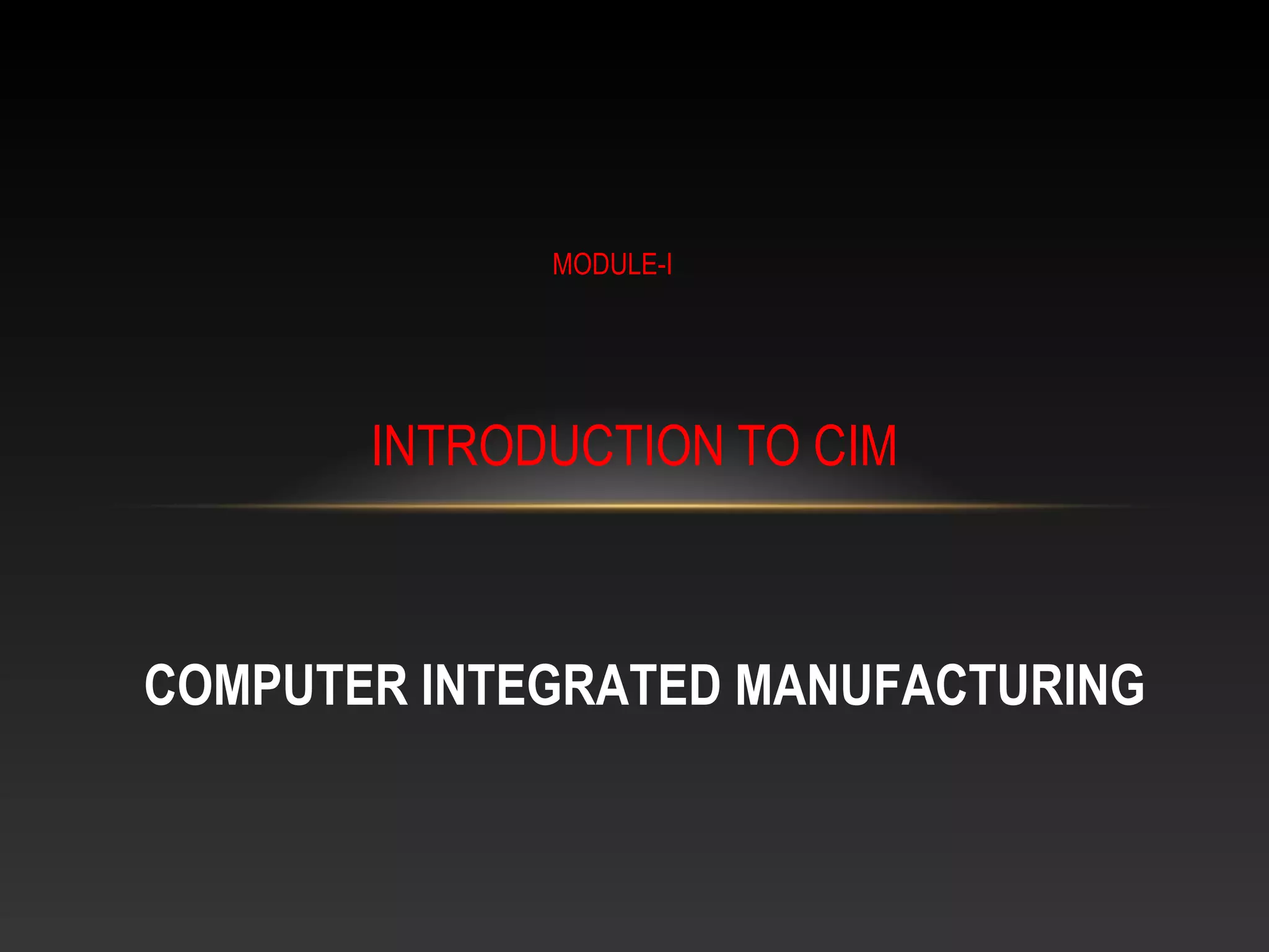 2 introduction to cim. pptx | PPT | Business | Business and Finance