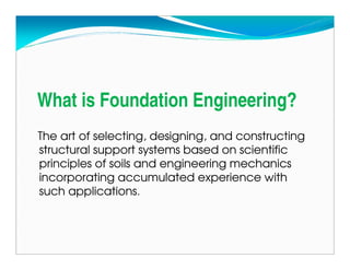 Introduction to Foundation Engineering | PDF