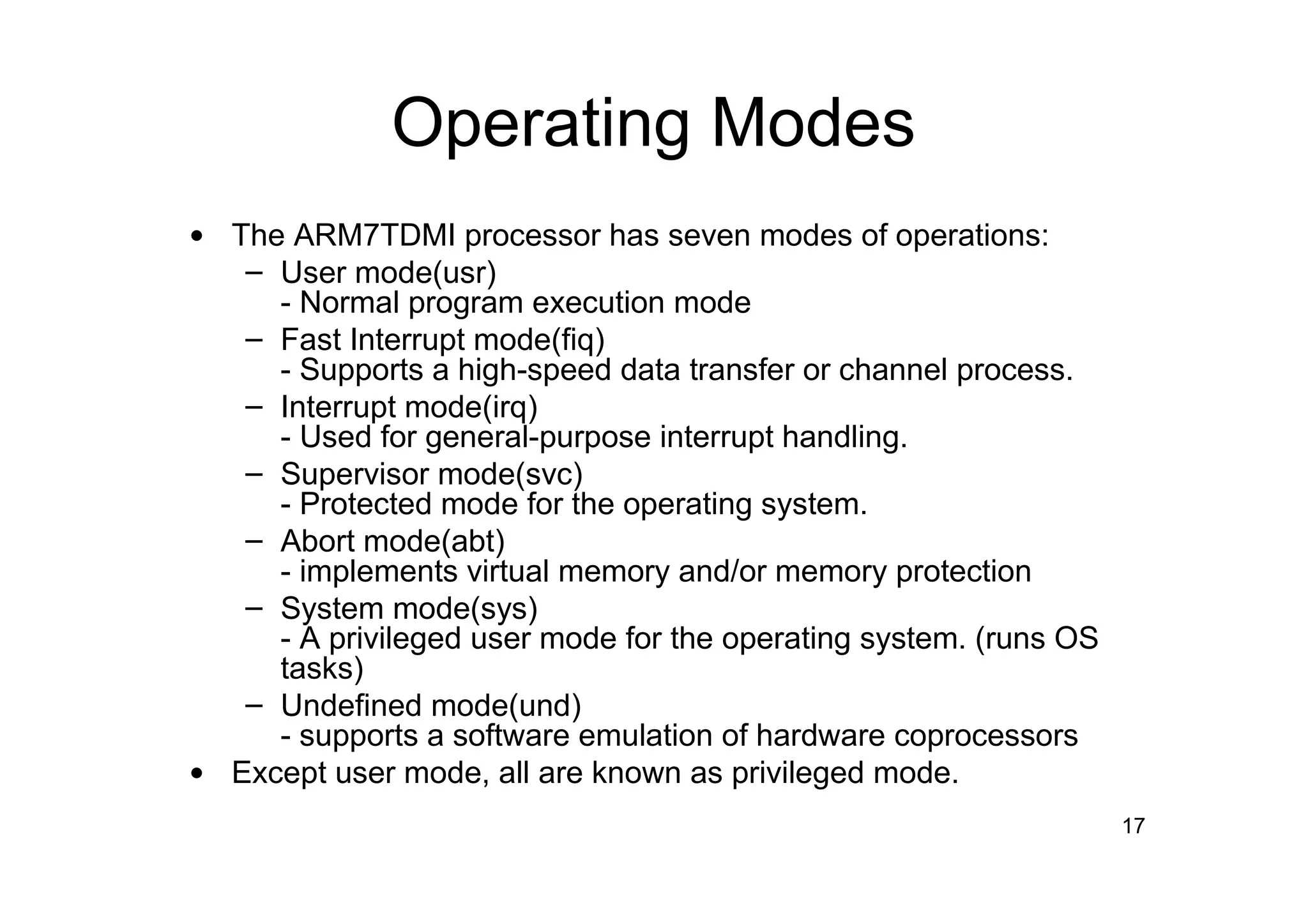 Introduction to ARM Architecture | PDF