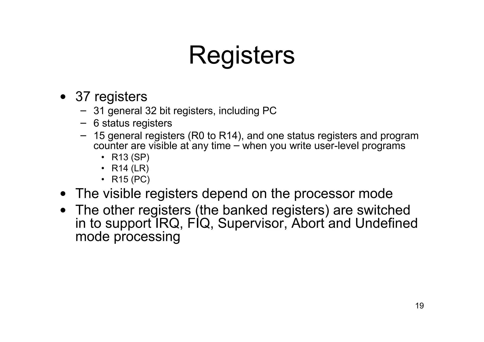 Introduction to ARM Architecture | PDF