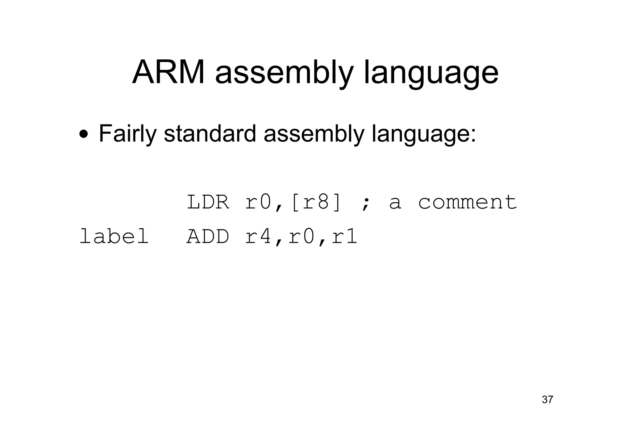 Introduction to ARM Architecture | PDF