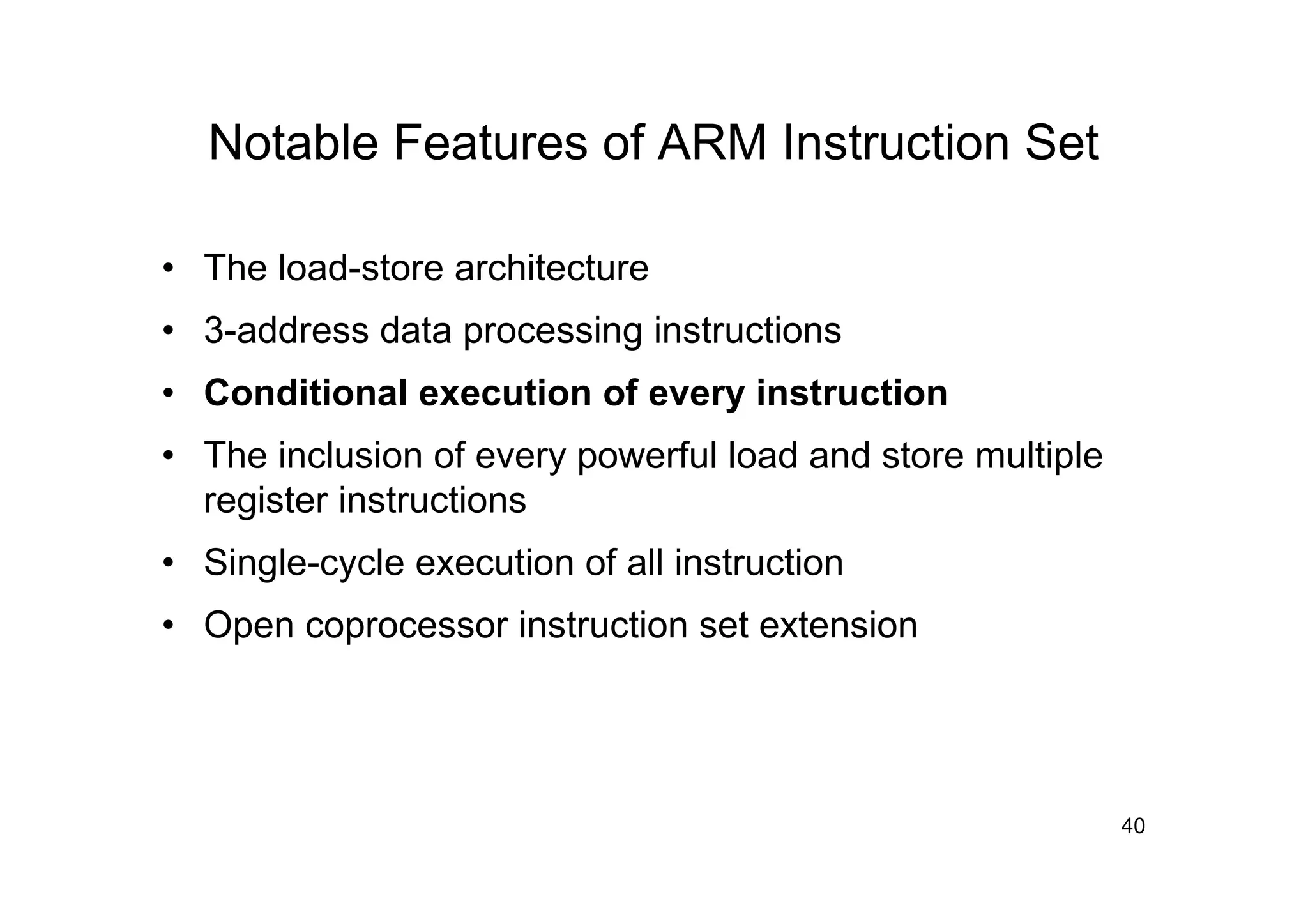 Introduction to ARM Architecture | PDF