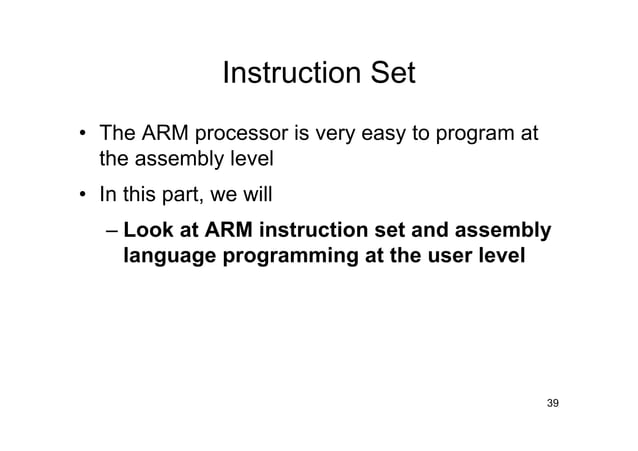 Introduction to ARM Architecture | PDF