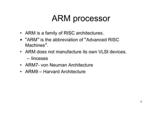 Introduction to ARM Architecture | PDF