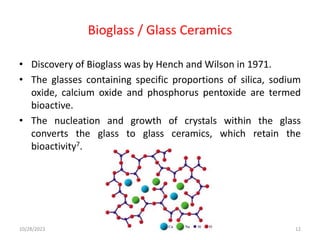 2- Introduction to bioceramics.pptx | Bone and Joint Conditions | Diseases and Conditions