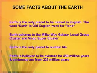 Introduction to Earth | PPT