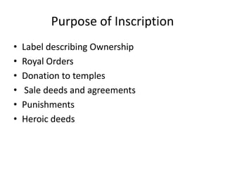 2. introduction to epigraphy | PPTX
