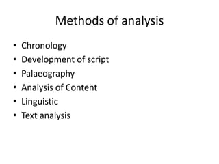 2. introduction to epigraphy | PPTX
