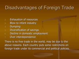 2.introduction to foreign trade | PPT