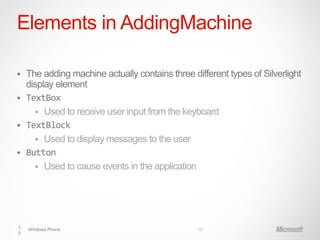 follow-app BOOTCAMP 2: Introduction to silverlight | PPT