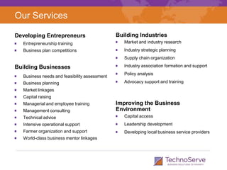 Introduction To TechnoServe | PPTX