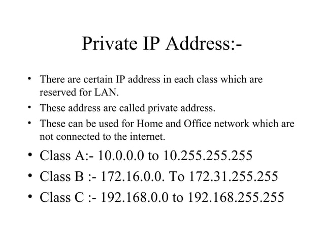 CCNA part 2 ip addressing | PPT | Computer Networking | Computing