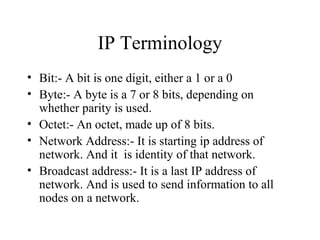 CCNA part 2 ip addressing | PPT | Computer Networking | Computing