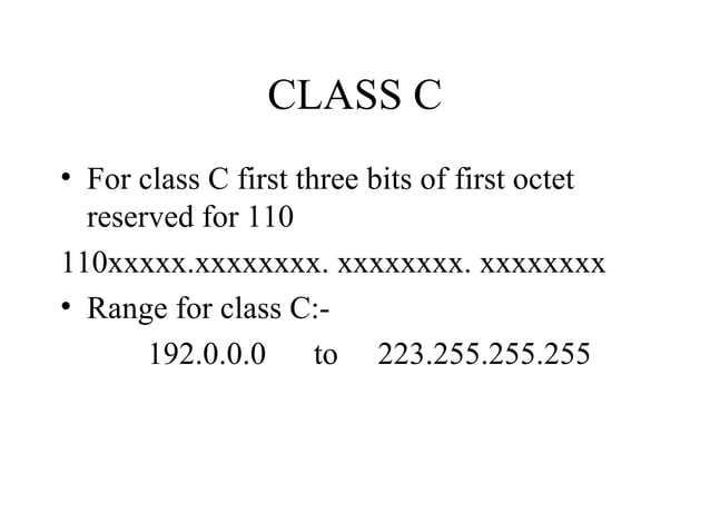 CCNA part 2 ip addressing | PPT | Computer Networking | Computing