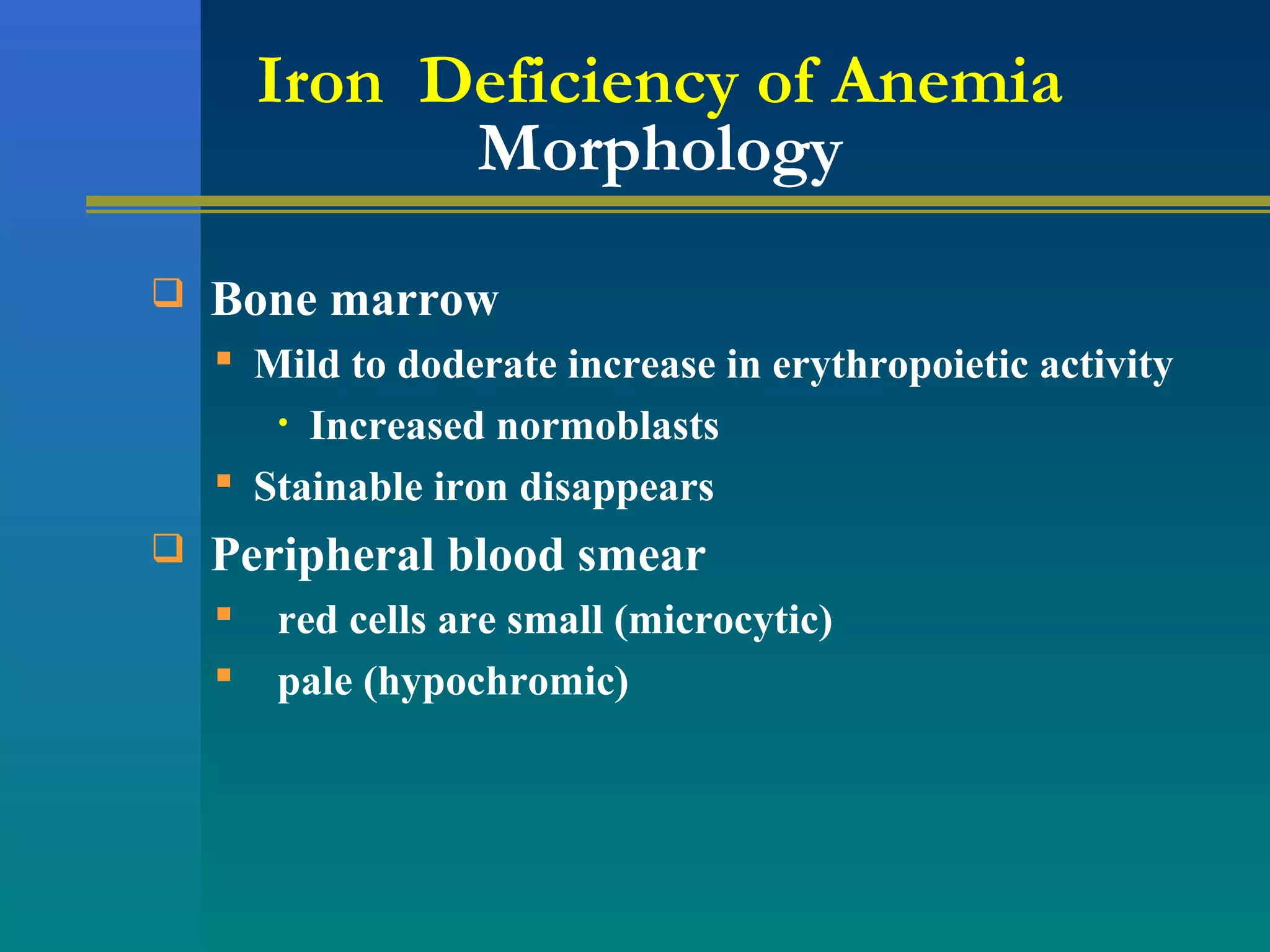 2..iron deficiency of anemia.2 | PPT