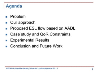 Performance Verification for ESL Design Methodology from AADL Models | PDF
