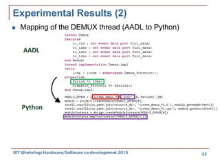 Performance Verification for ESL Design Methodology from AADL Models | PPT