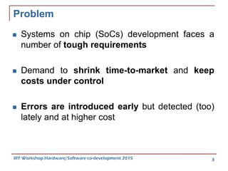 Performance Verification for ESL Design Methodology from AADL Models | PPT