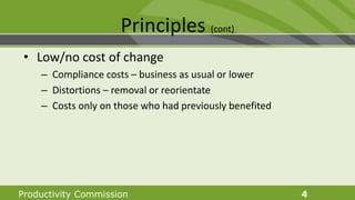 Assessing the gains from better regulation | PPT