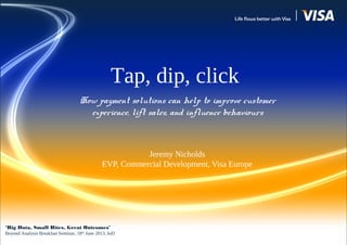 Beyond Analysis - Breakfast Seminar - Visa Future of Payments | PPT ...