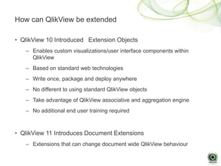 Extending and Integrating QlikView | PPT