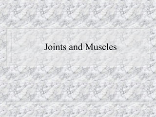 2 - Joints and Muscles Anatomy Grays.ppt