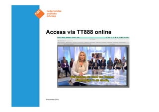 Joost Negenman - NPO | PDF | Public Radio | Talk Radio