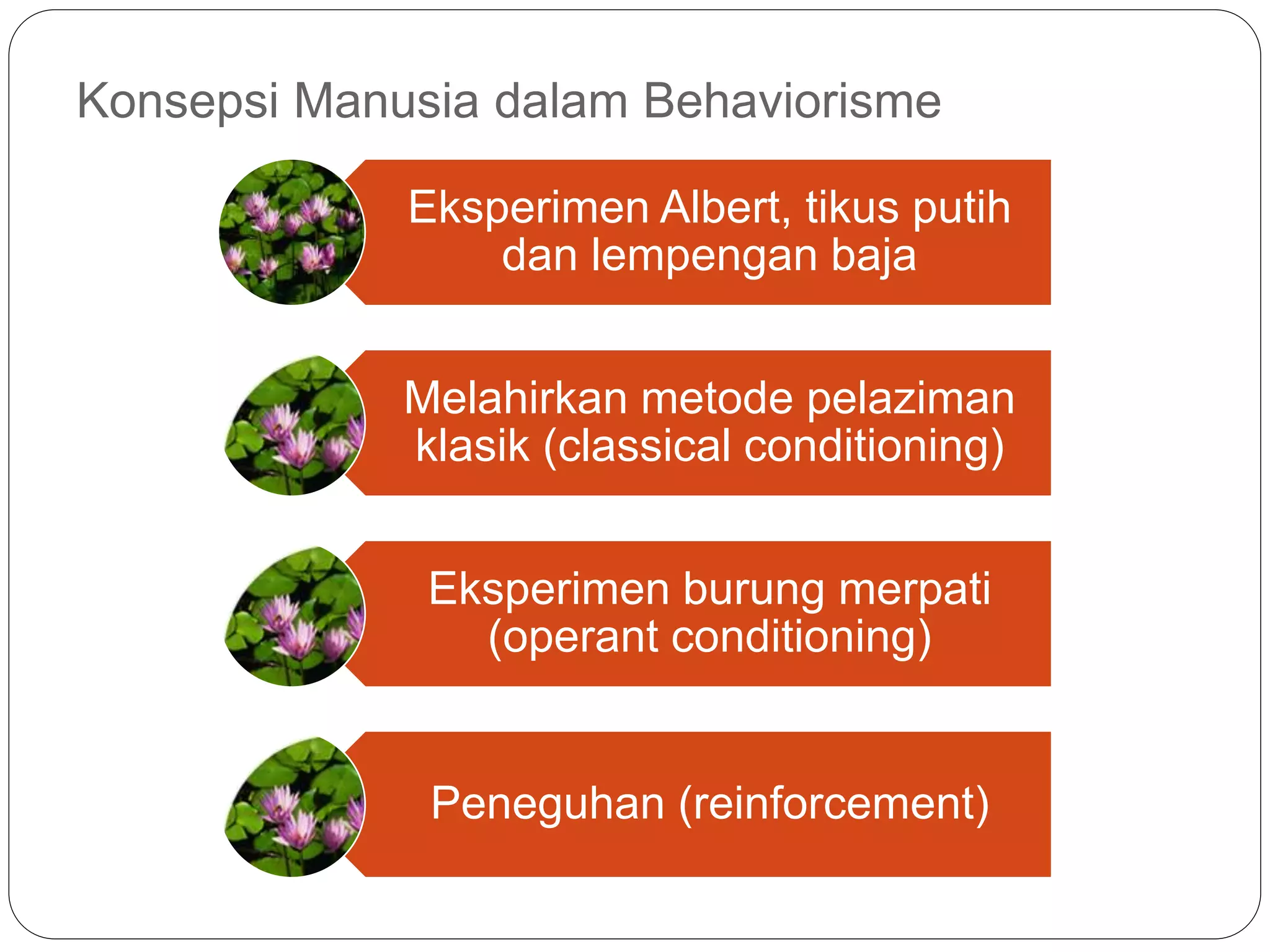 karakteristik manusia (konsepsi psikologi tentang manusia) | PPTX