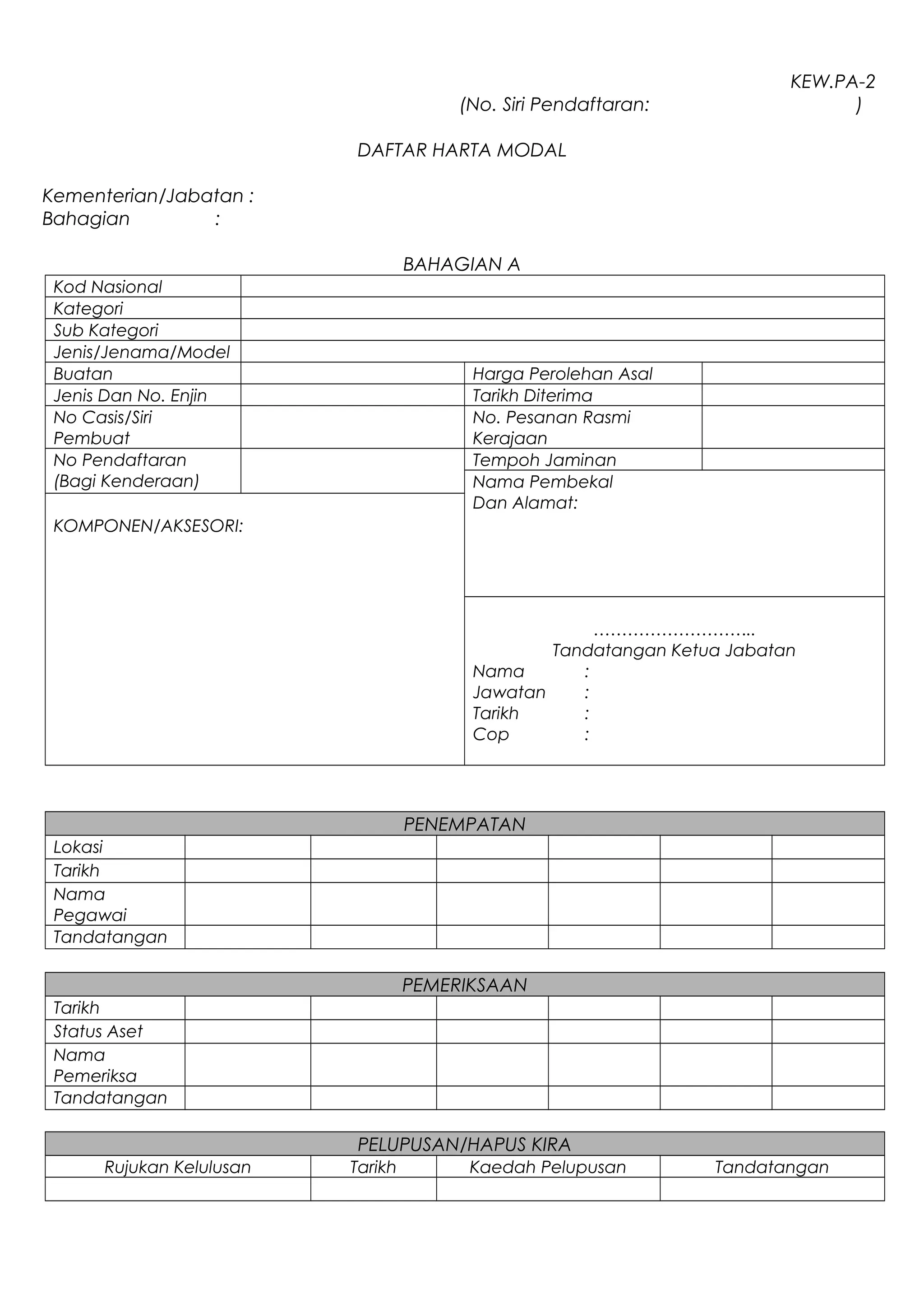 2.kew.pa 2 (daftar harta modal) | DOC