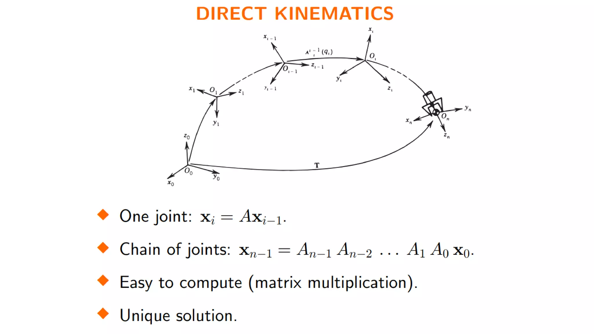 2-Kinamatics Introduction, forward and reverse kinematics, robot arm ...