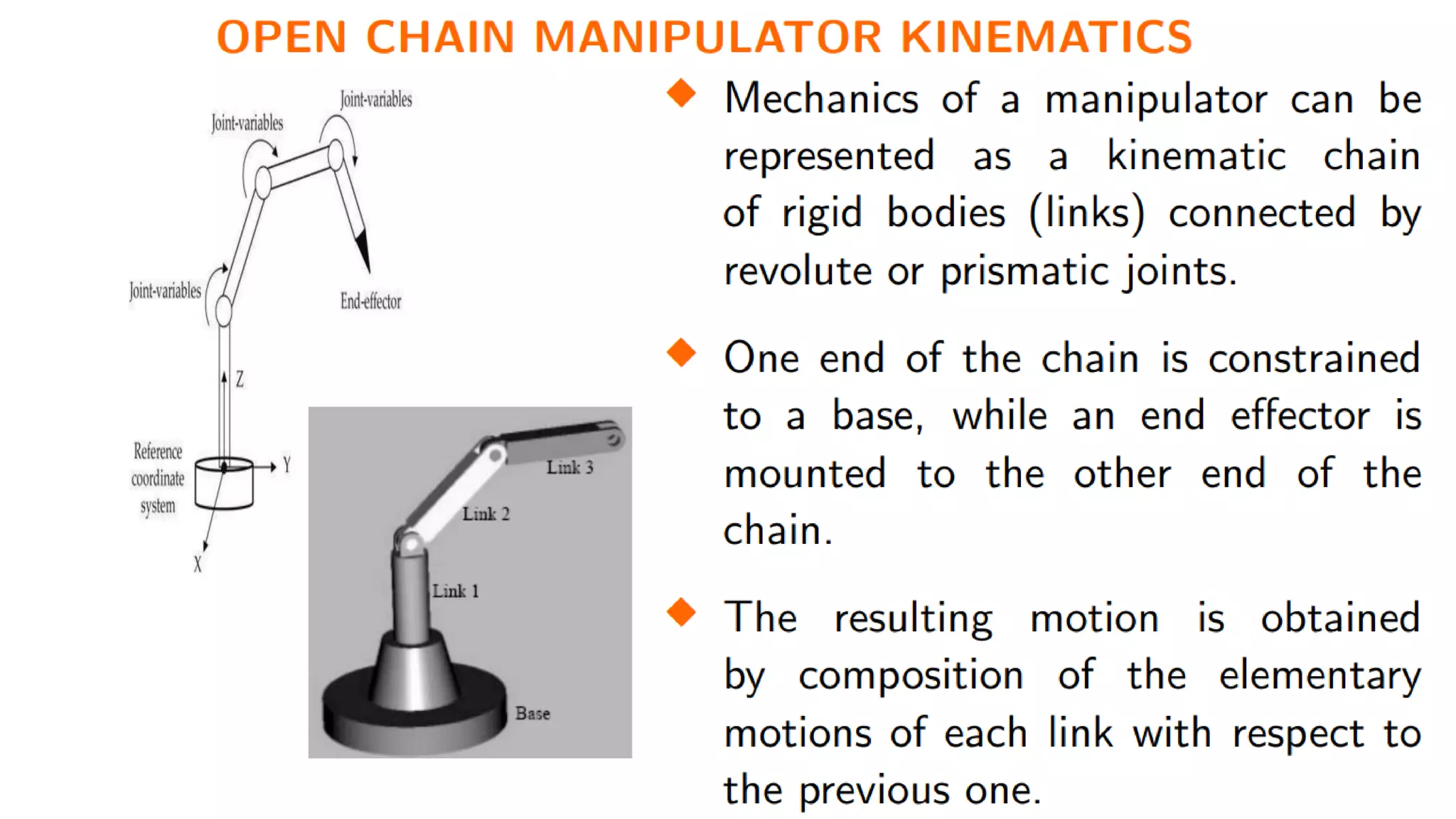 2-Kinamatics Introduction, forward and reverse kinematics, robot arm ...