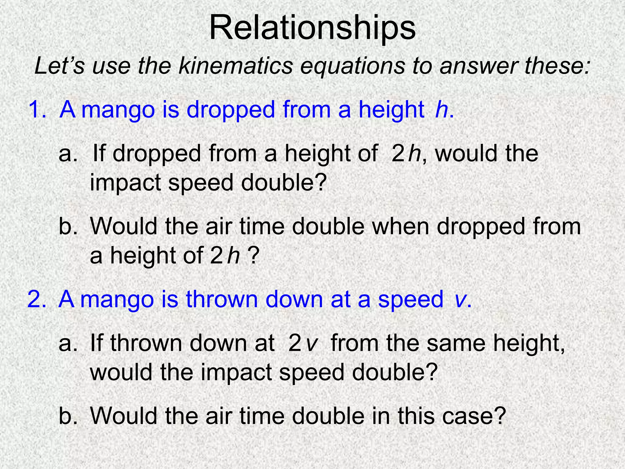 2-kinematics.ppt | Physics | Science