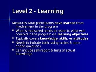 Kirkpatrick - Evaluation- Model -PPT.ppt