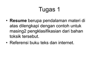 klasifikasi-toksikan dan definisinya.ppt