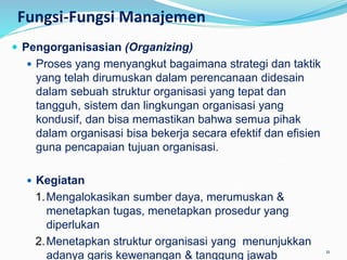 konsep dasar manajemen dalam sistem informasi | PPT