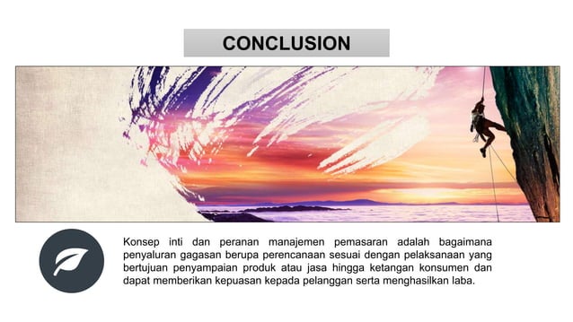 konsep inti peranan manajemen pemasaran | PPT