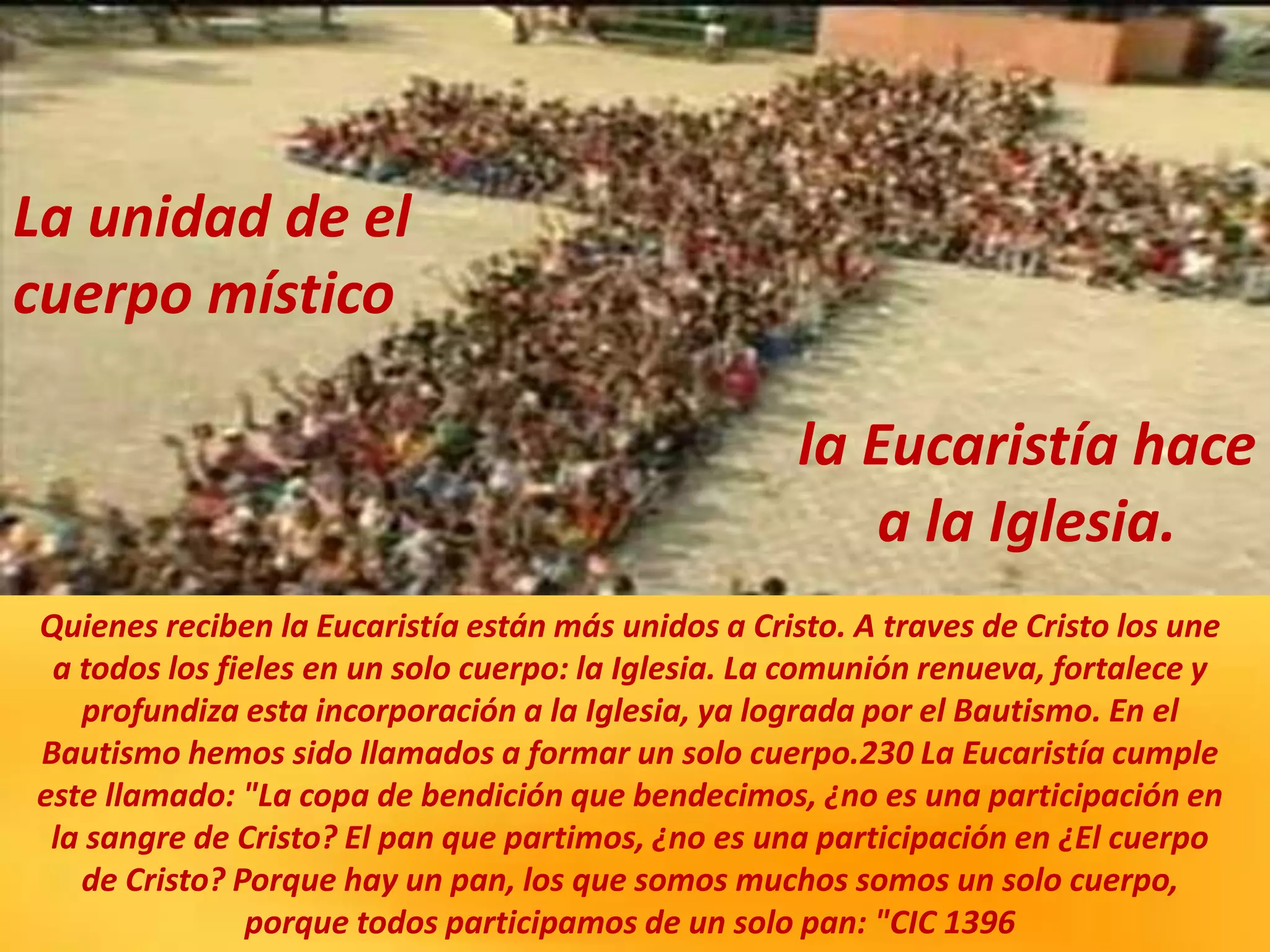 2 la eucaristía en el catecismo | PPTX