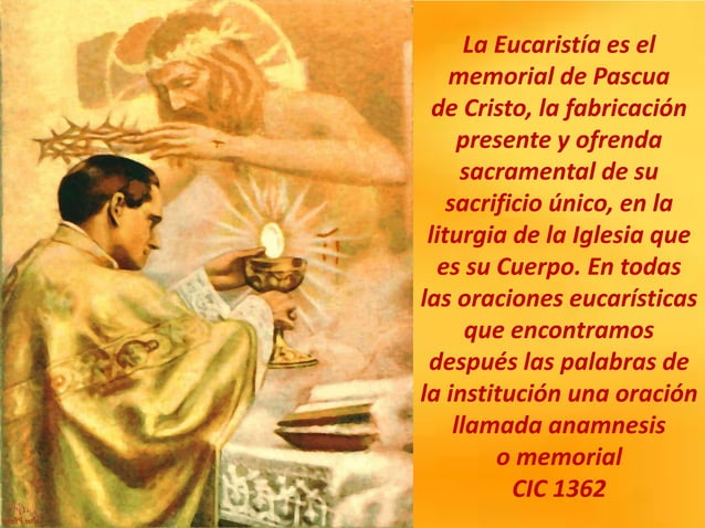 2 la eucaristía en el catecismo | PPTX