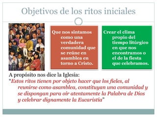 LA MISA-Los Ritos Iniciales | PPTX