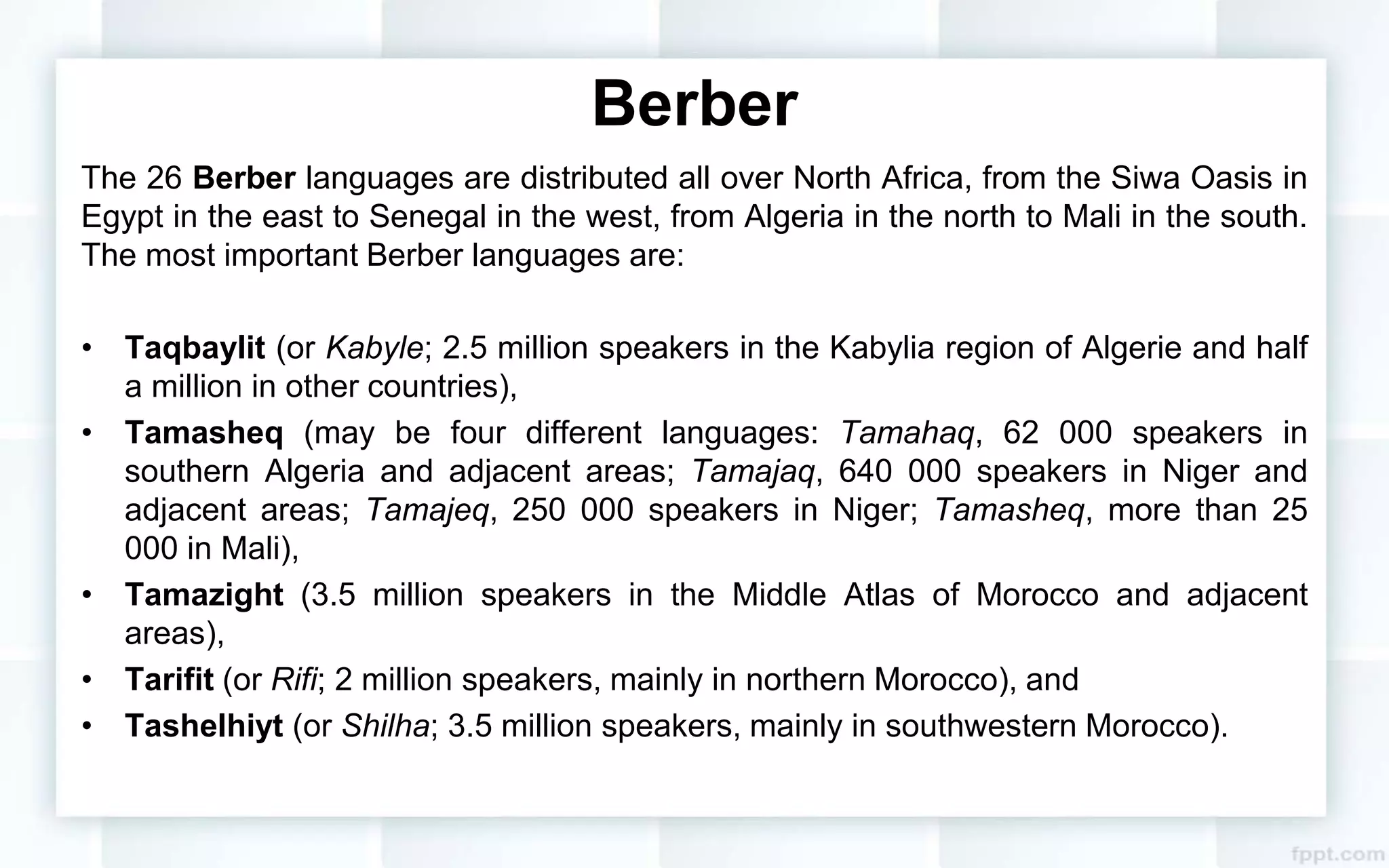 Language families | PPT