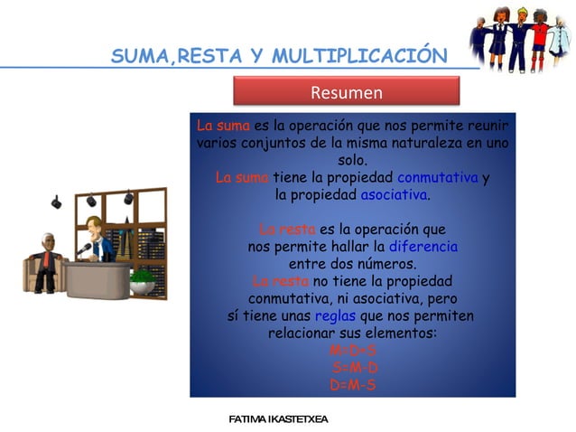 2-. la suma y la resta | PPT