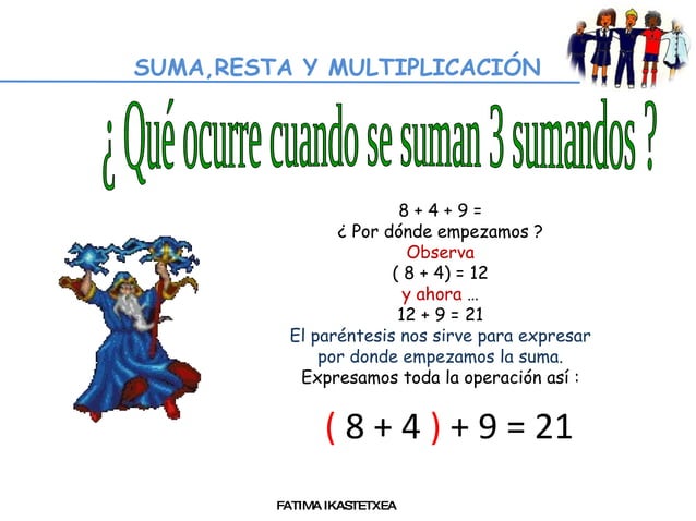 2-. la suma y la resta | PPT