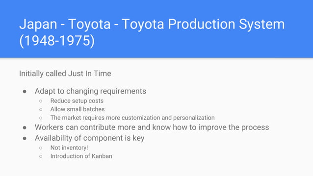 Lean manufacturing, lean development and kanban - Lean Development and ...