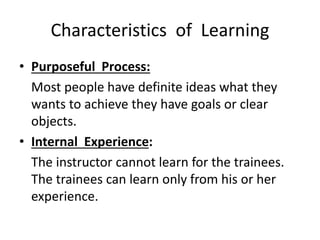 learning and their types | PPTX