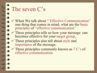 2 Lecture Seven Cs | PPT
