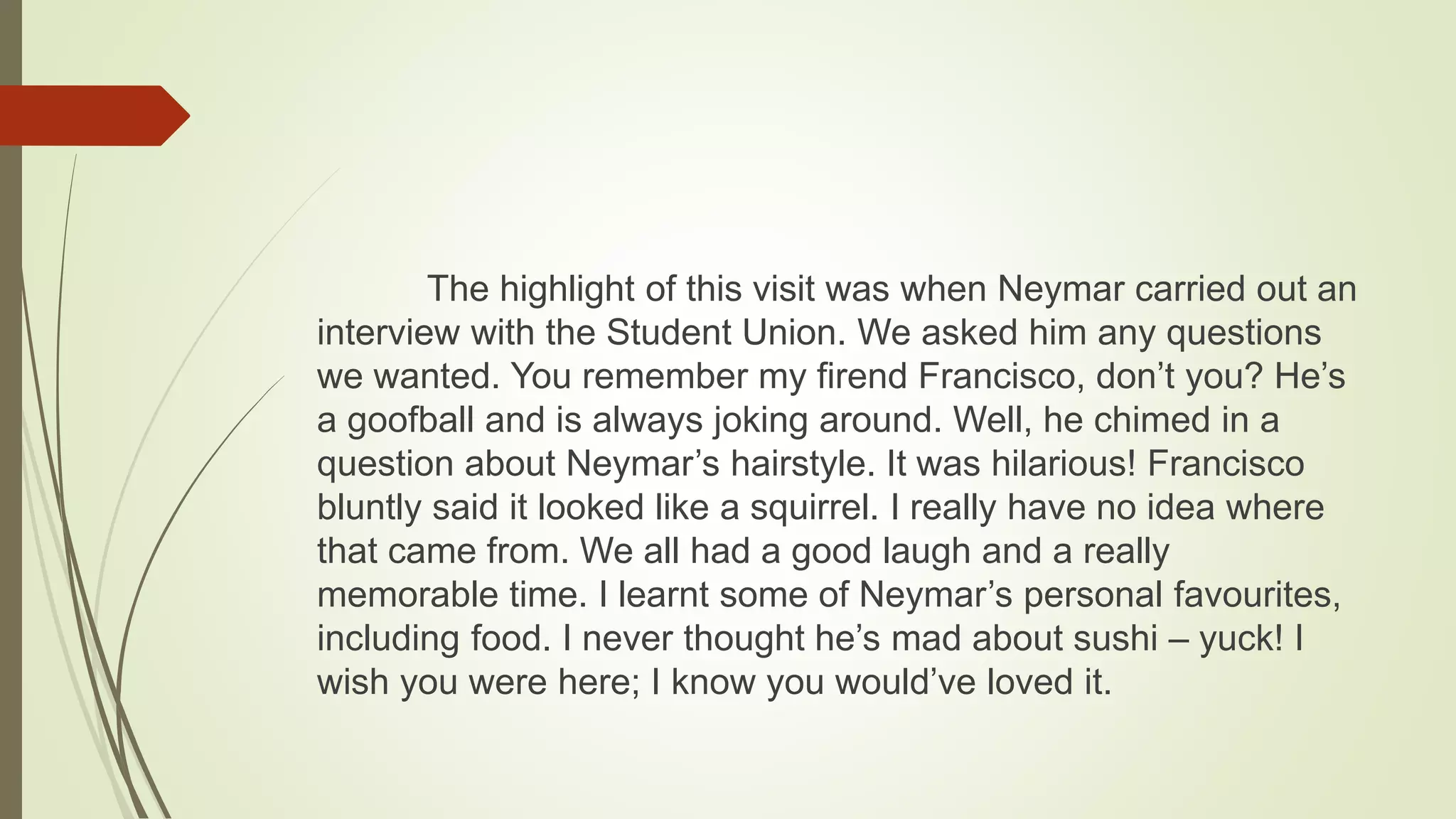 Descriptive Letter 1 | PPTX