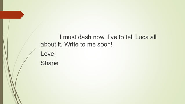 Descriptive Letter 1 | PPTX