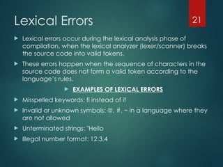 2-Lexical Analysis phases of compiler .ppt