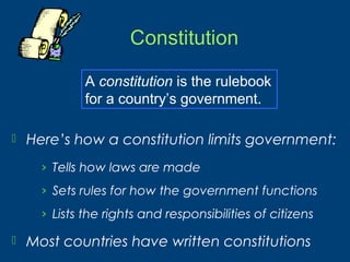 Limiting Government | PPT