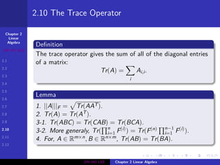 Ch.2 Linear Algebra | PDF
